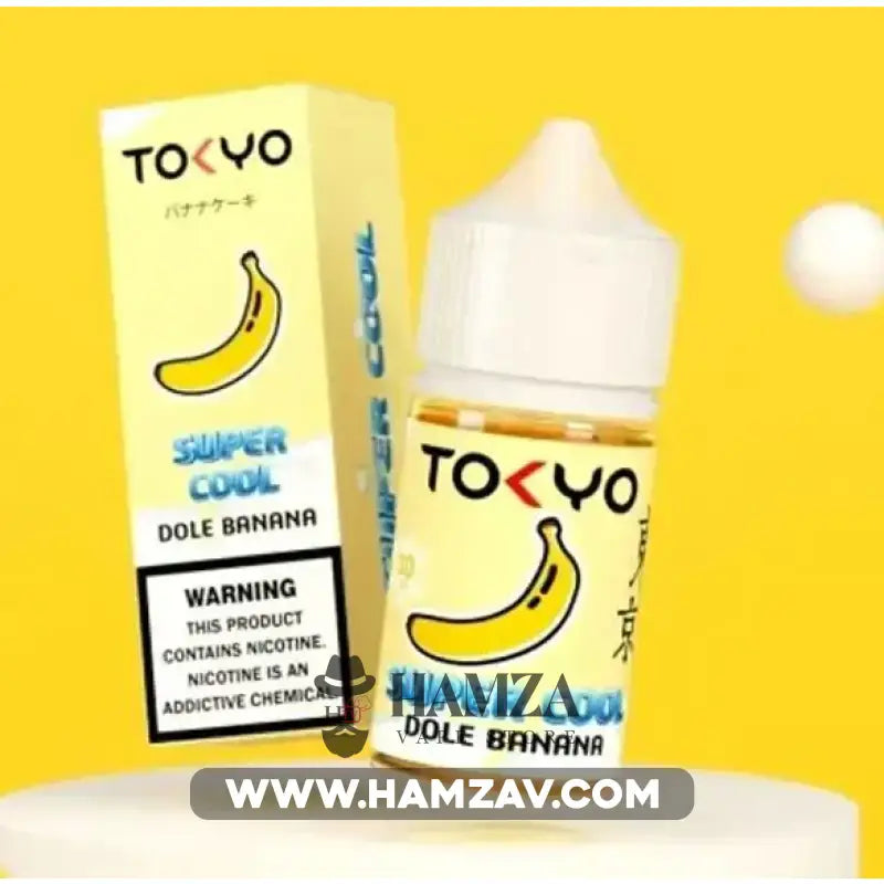 Tokyo E Juice SaltNic Super Cool Dole Banana - طوكيو سولت سوبر كوول مو – HTV - Hamza The Vaper